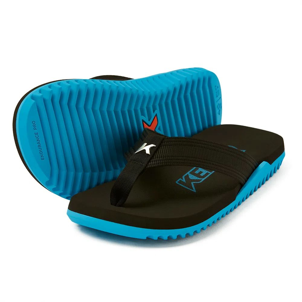 Chinelo Sandália Kenner Nk6 Pro Preto / Turqueza DFY-02 Preto