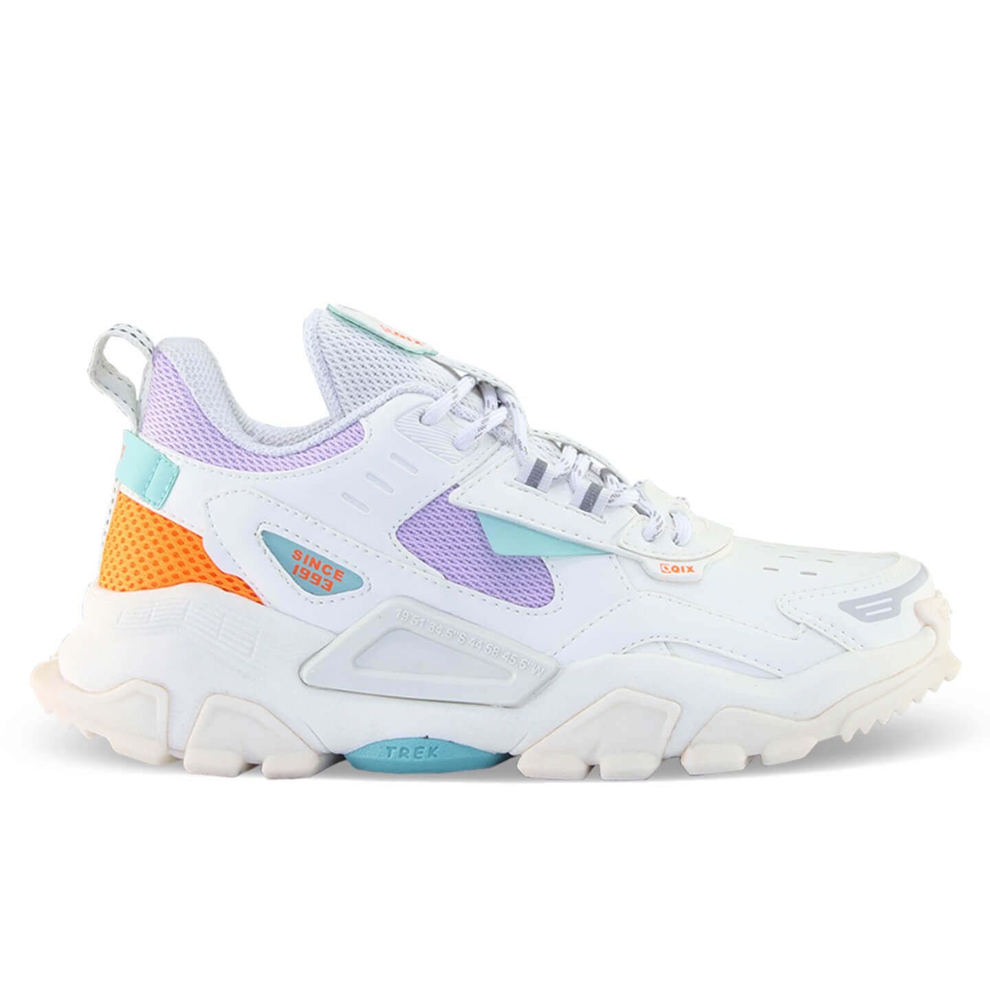 Tênis Qix Trek Branco / Lilas | Emporium Brazil